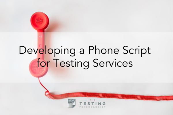 TTP #101: Developing a Phone Script for Testing Services - The Testing ...
